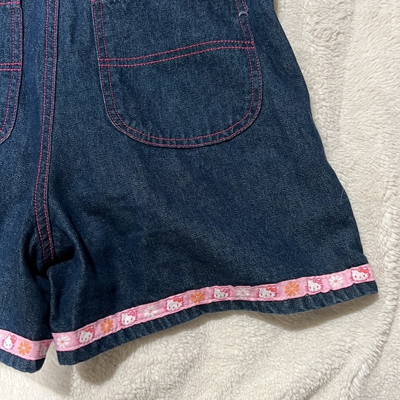 Sanrio | Jeans | Vintage Sanrio Hello Kitty Denim Jean Overalls | Poshmark